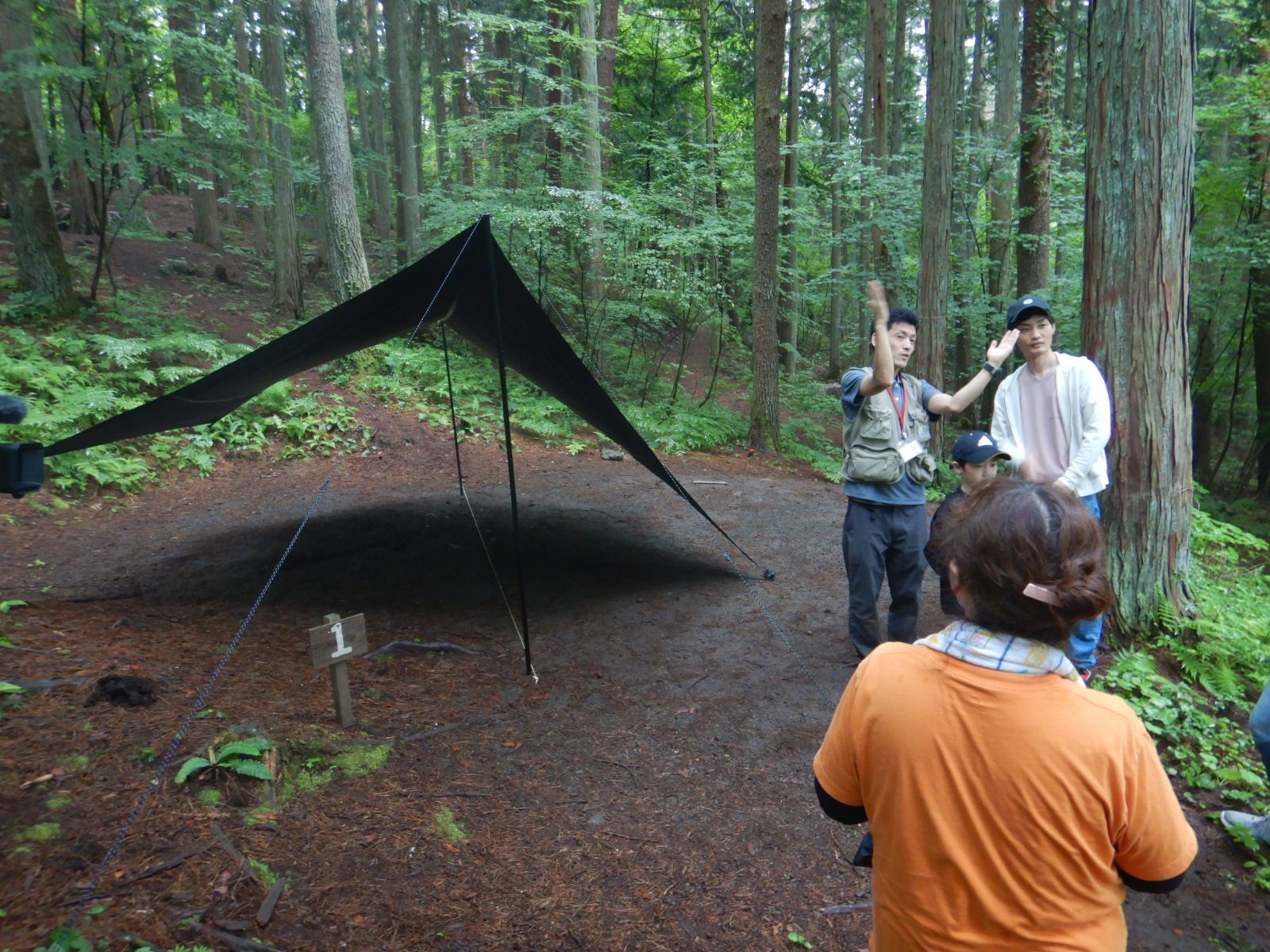 7月9日（日）自然教室「初めてのデイキャンプ体験～タープ実施編～」を開催しました！ – エコパ伊奈ヶ湖