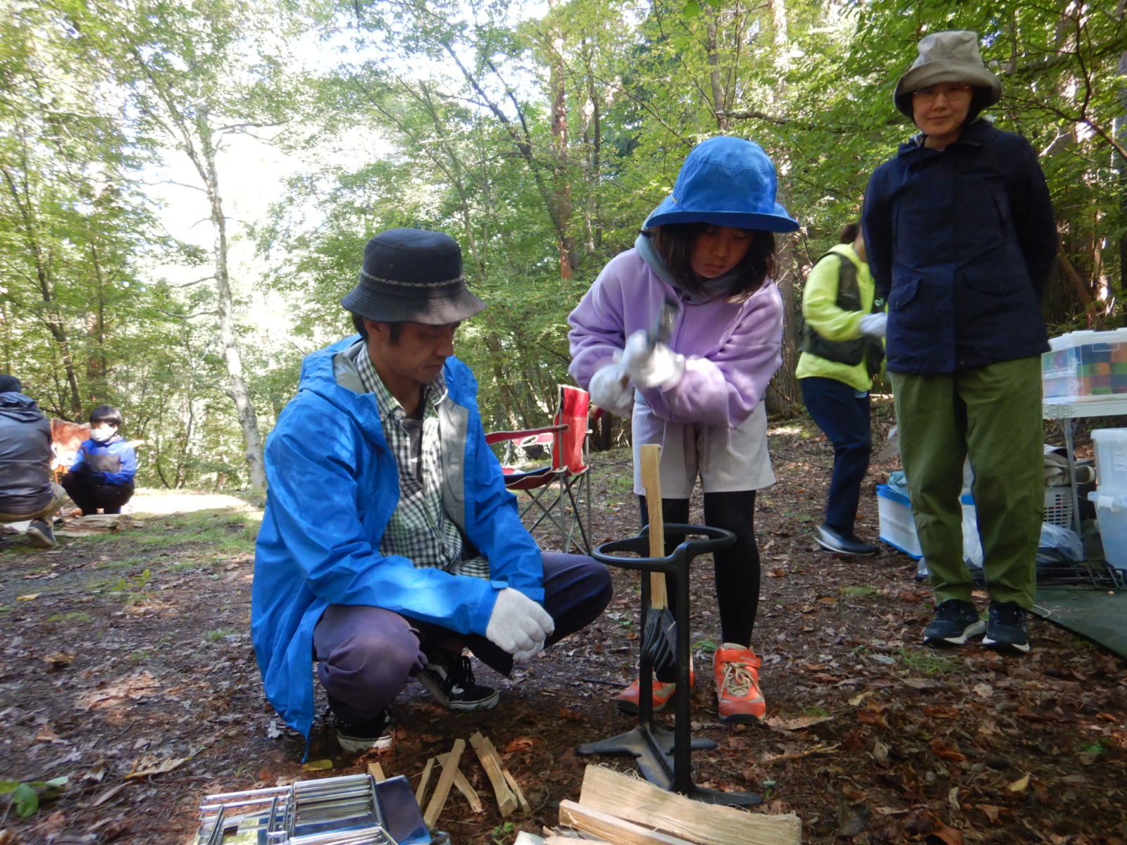 10月13日（日）に自然教室「焚火カフェ～秋の森でゆったり過ごそう～」を実施しました！ – エコパ伊奈ヶ湖